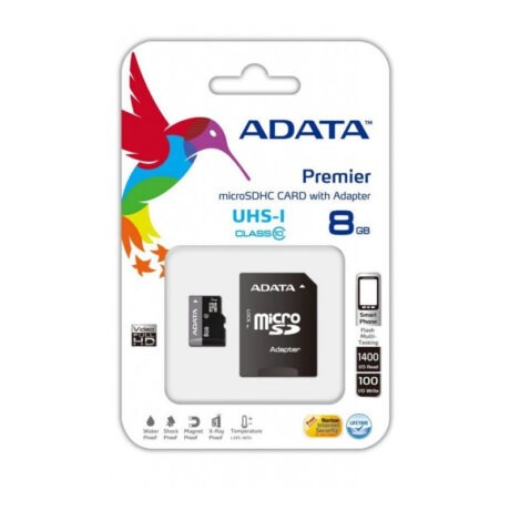 MICROSD 8GB AUSDH8GUICL10-RA1