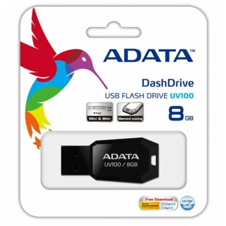 USB 8GB ADATA AUV100-8G-RBK CRNI