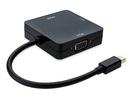 E-GREEN Mini DisplayPort - HDMI + DVI-I Dual Link + VGA D-Sub