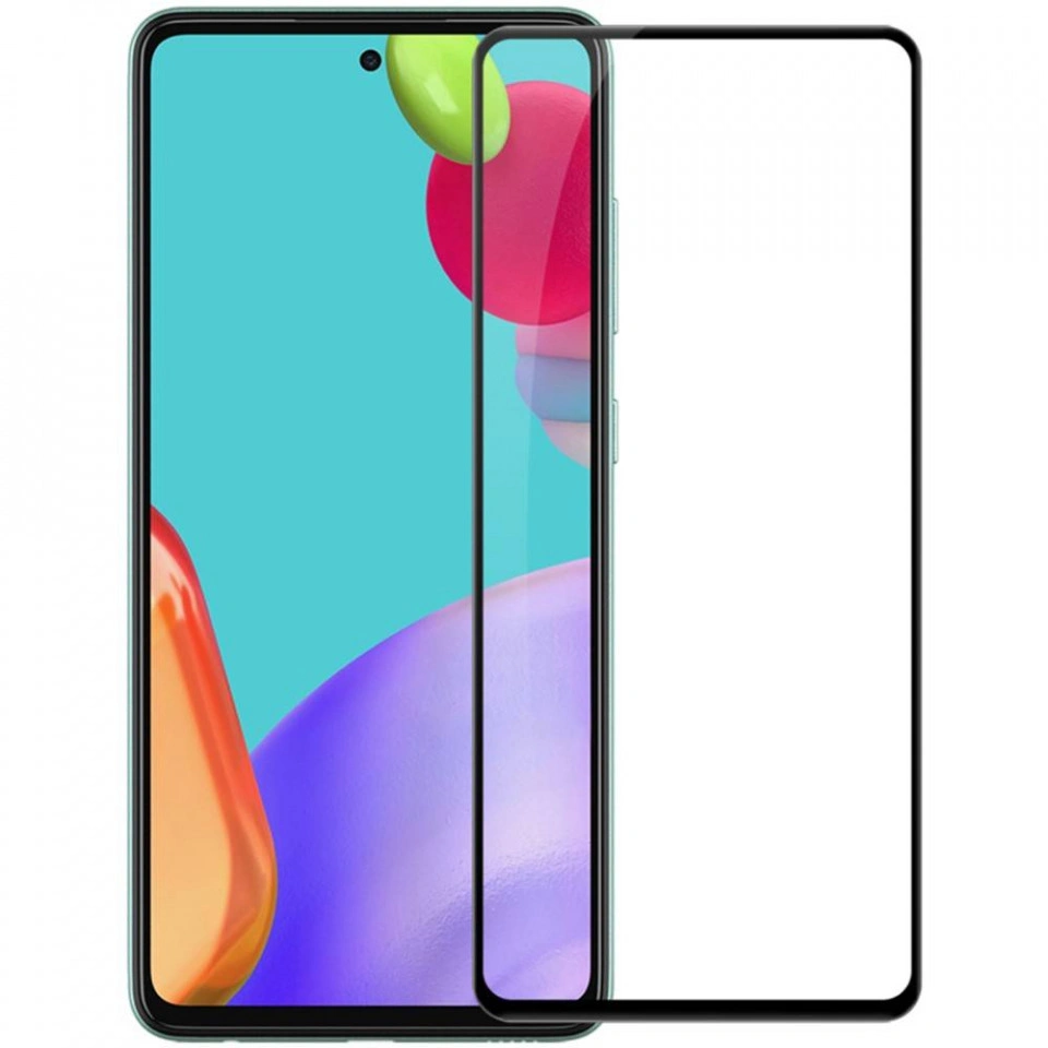 ZAŠTITNO KALJENO STAKLO 5D FULL GLUE ZA SAMSUNG SM-A525F, SM-A526B, GALAXY A52 4G, A52 5G 2021, A52S (6.5") CRNI RUB