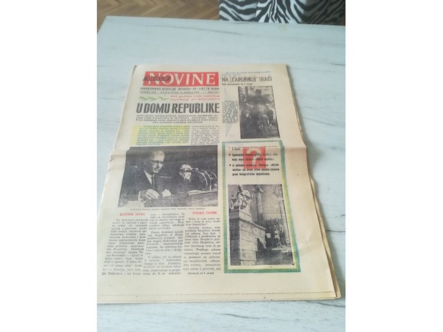 Male Novine br.350 - Sarajevo, 8.aprila1963.