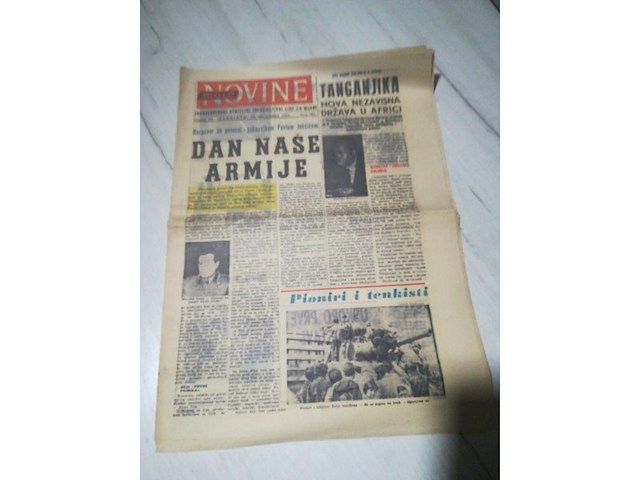 Male Novine br.282 - Sarajevo, 18.decembra 1961.