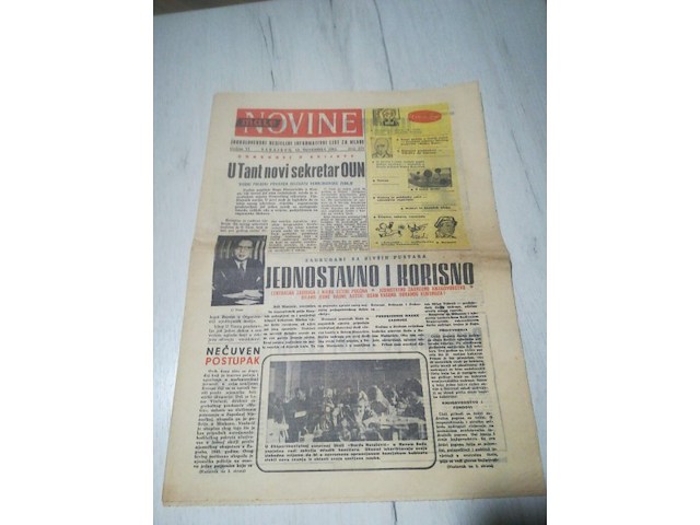Male Novine br.277 - Sarajevo, 13. novembra 1961.