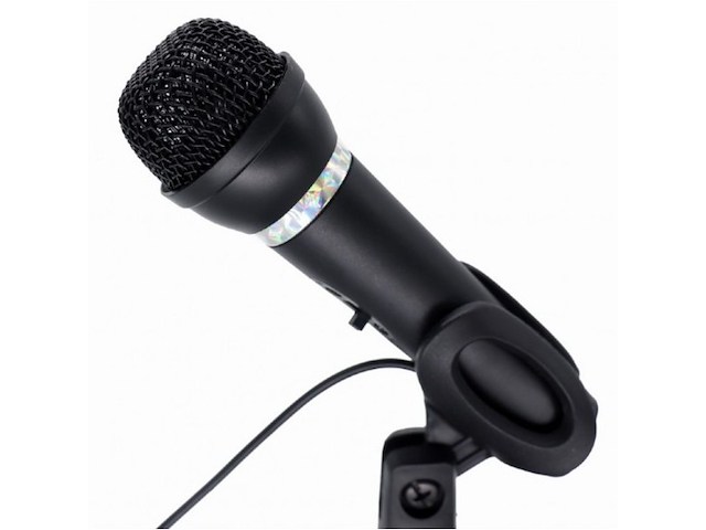 MIC-D-04 Gembird kondenzatorski mikrofon sa stalkom 3,5mm, black