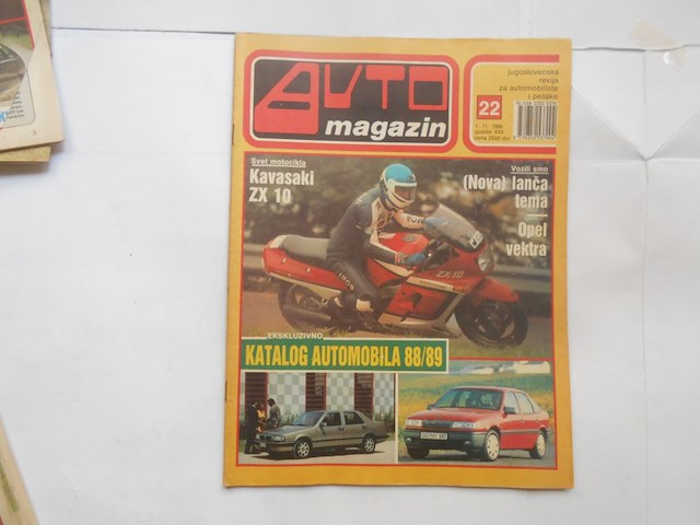 Auto magazin br.22, 1.11.1988.