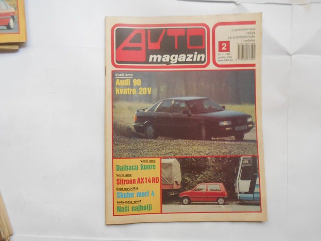 Auto magazin br.2, 24.1.1989.