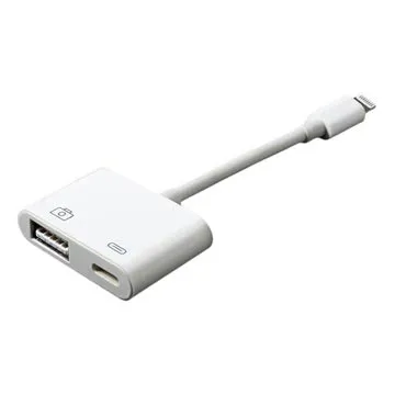 KOMPATIBILNI LIGHTNING / USB 3.0 ADAPTER ZA KAMERU - BELI