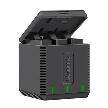 RUIGPRO AT1160 GOPRO HERO9 BLACK TRIPLE BATTERY CHARGER