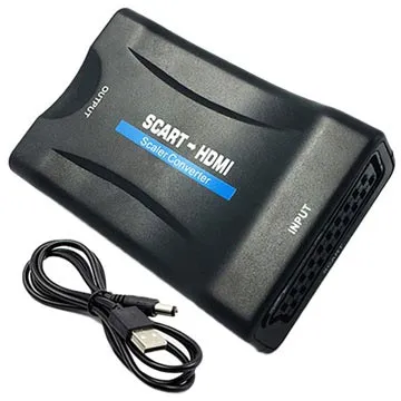 SCART / HDMI 1080P AV ADAPTER SA USB KABLOM