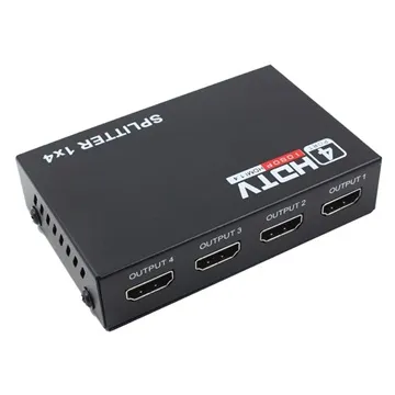 FULL HD HDMI RAZDELNIK 1X4 - AUDIO & VIDEO - CRNI