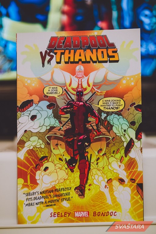 Deadpool VS Thanos Marvel strip