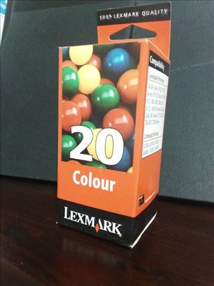 Lexmark original inks. 20 tri-colour. + Poklon 70