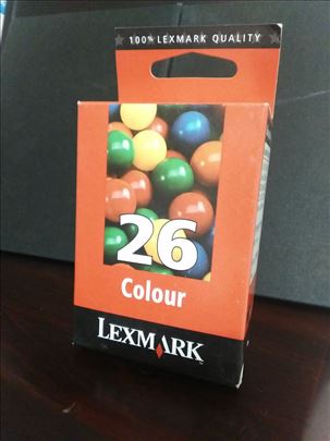 Lexmark original inks. 26 tri-colour. CENA 499 di