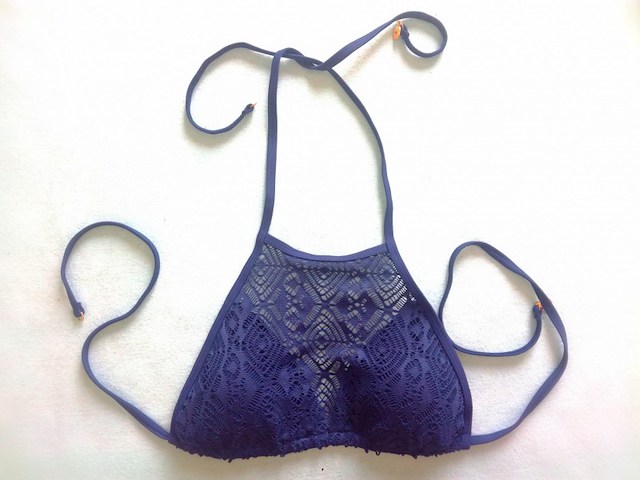 Boho teget halter kupaci *NOVO ETIKETA*