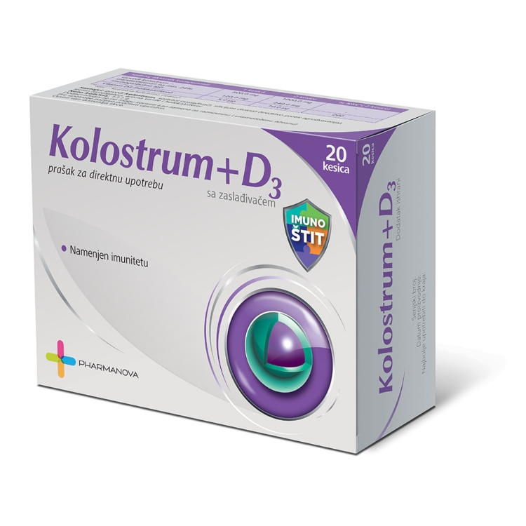 Kolostrum + D3 direkt 20 kesica