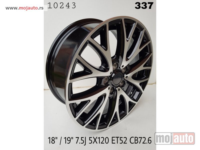 19 Alufelne MIni Countryman 5x120/7,5j/et52/cb 72,6.