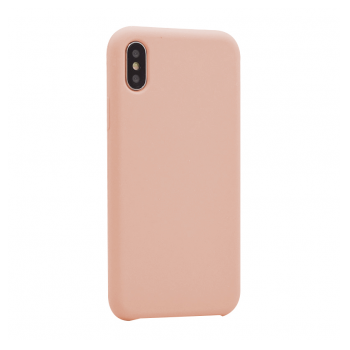 Maska Velvet touch za iPhone XS Max roze