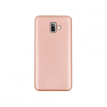 Maska Carbon fiber za Samsung J6 Plus/ J610F (2018) EU roze zlatna.