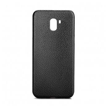 Maska Leather Look za Samsung J2 Pro (2018)/ J250 crna.