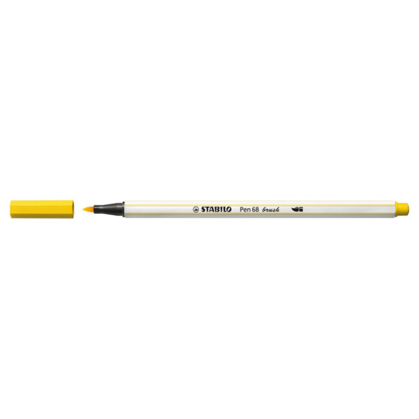 STABILO Pen 68 Brush 44 Yellow