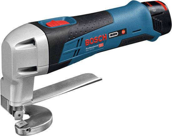 Bosch GSC 12V-13 akumulatorske makaze za lim sa 2x2,0 Ah Li-Ion baterijama u L-Boxx koferu (0601926108)