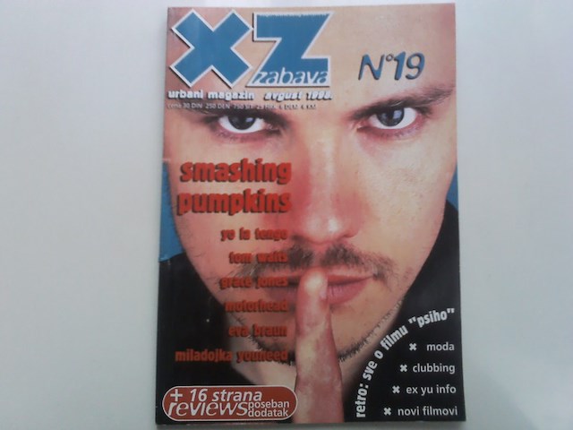 Časopis XZ ZABAVA br. 19 septembar 1998.