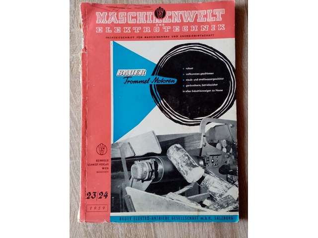 MASCHINENWELT &;ELEKTROTECHNIK 23/24 1959. (MŠK)