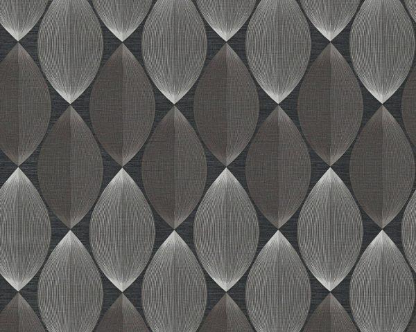 A.S. Création Wallpaper «Graphics, Black, Grey» 340671