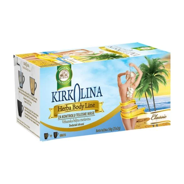 Kirkolina® Classic HerbaBody Line filter čaj za kontrolu telesne mase