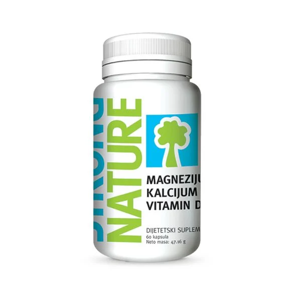 Elephant Magnesium, Calcium, Vitamin D3, 60 kapsula