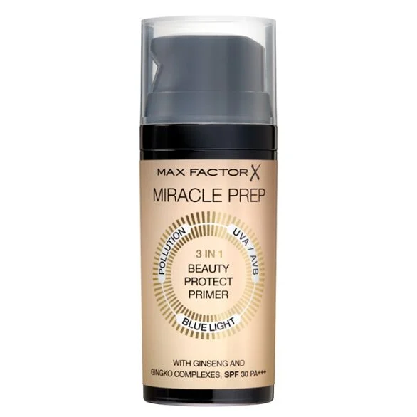 Max factor miracle prep beauty protect 3in1 primer