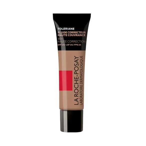 La Roche-Posay toleriane tečni korektivni puder s visokom moći prekrivanja nepravilnosti, 30 ml, 03 honey beige