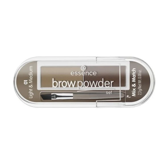 Essence brow powder set za obrve 01