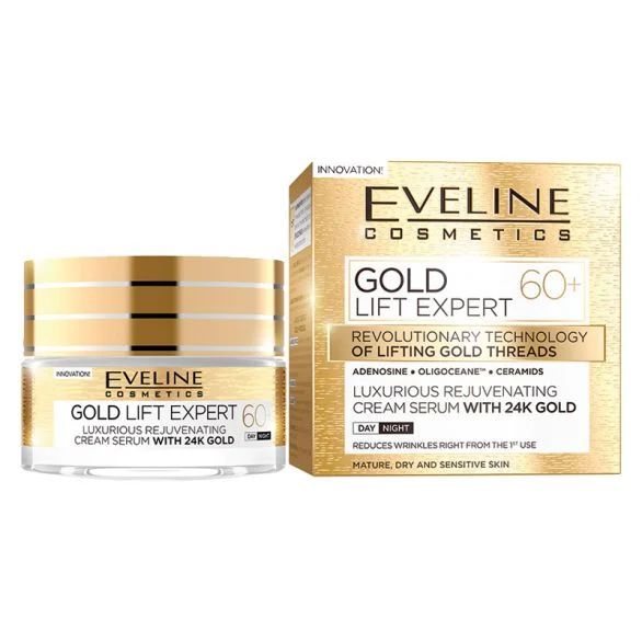 Eveline Gold Lift Expert krema za lice 60+ 50ml