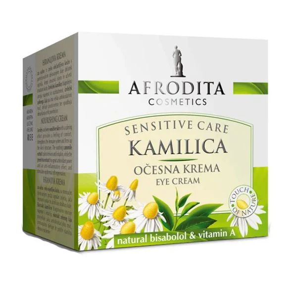 Afrodita Kamilica Sensitive krema protiv boroa oko očiju 15 ml