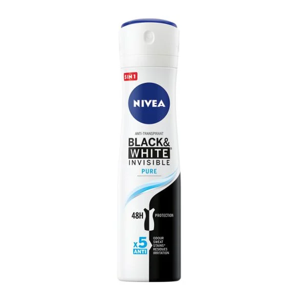 NIVEA Black & White Invisible Pure sprej - Fashion Edition 150ml