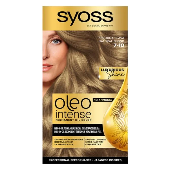 Syoss Oleo Intense boja za kosu 7-10 Natural Blond