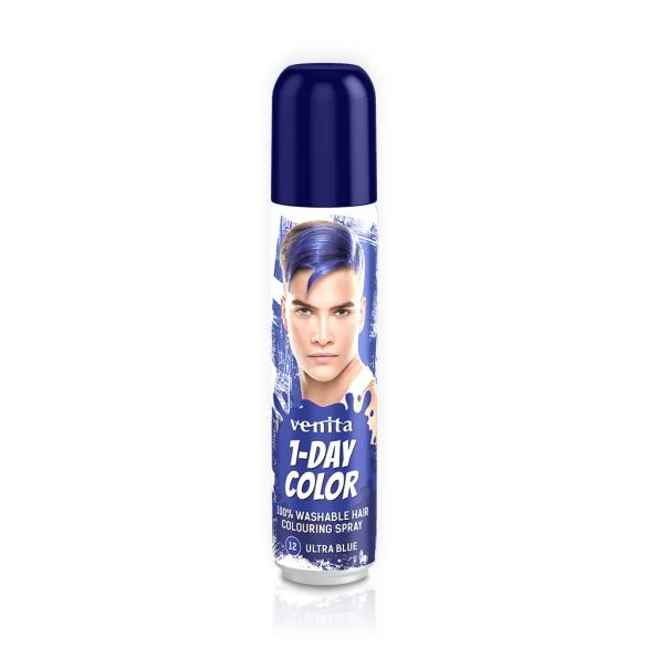 Venita jednokratni sprej za farbanje kose - Ultra Blue 12, 50ml