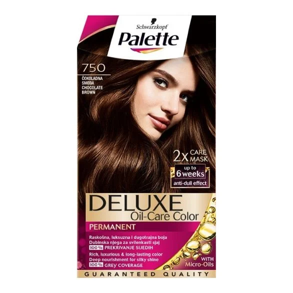 Palette Deluxe boja za kosu 750 čokoladno smeđa