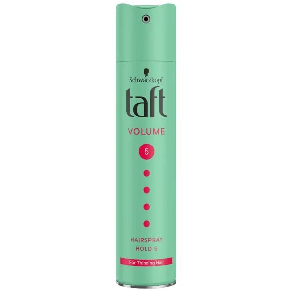 Taft Volume lak za volumen kose sa kolagenom, jačina 5, 250 ml