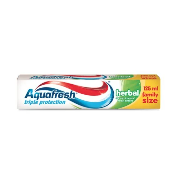 Aquafresh Herbal pasta za zube Family Size 125 ml