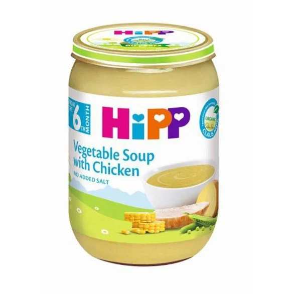 HIPP Supa od povrća sa piletinom 190g 6M+