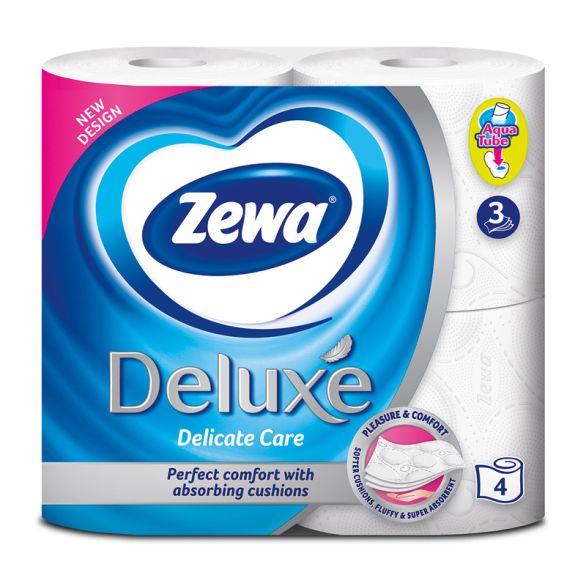 Zewa Deluxe Pure white toalet papir 4 komada