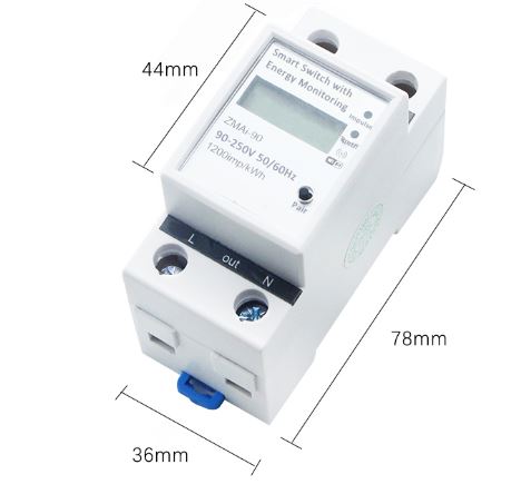 Wifi pametna sklopka – merač potrošnje električne energije