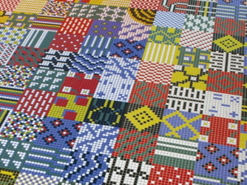 REVIGLASS stakleni mozaik- pločice za bazene >> REVIGLASS MODULAR PATCHWORK COLOUR