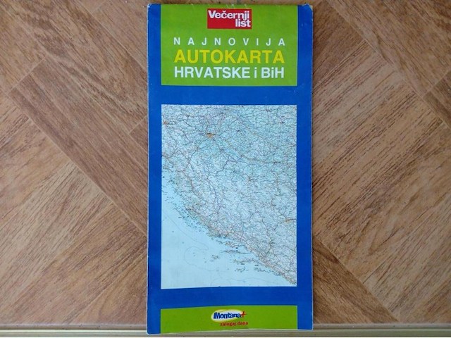 Autokarta Hrvatska i BiH 2005.