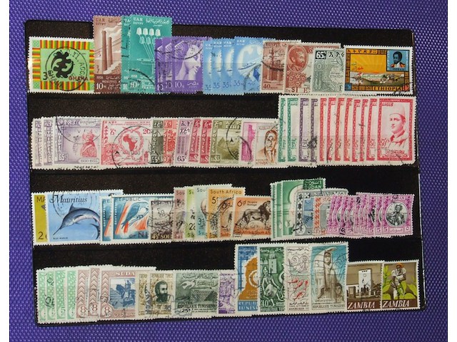 83 Poštanske Marke AFRIKA (ŽIGOSANO)