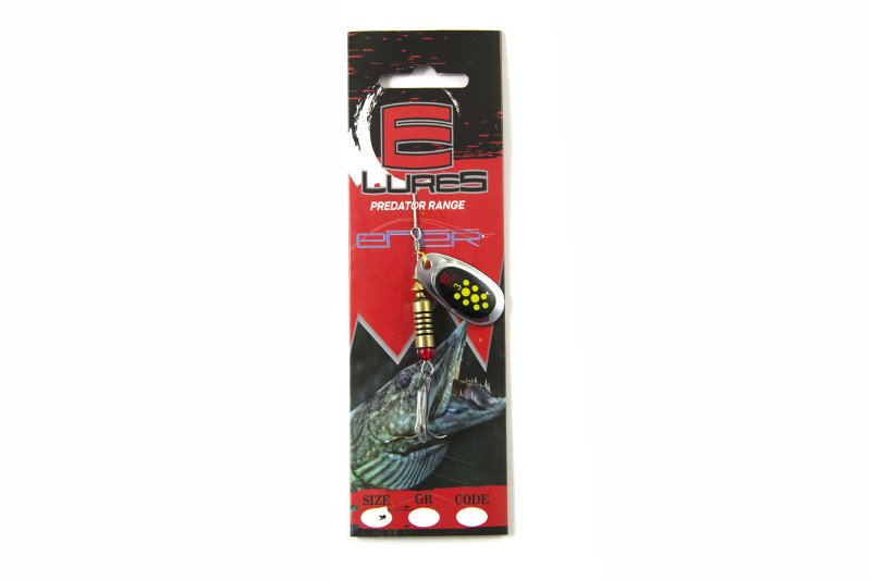 Enter E LURES SPINNER NR2 BLACK FURY