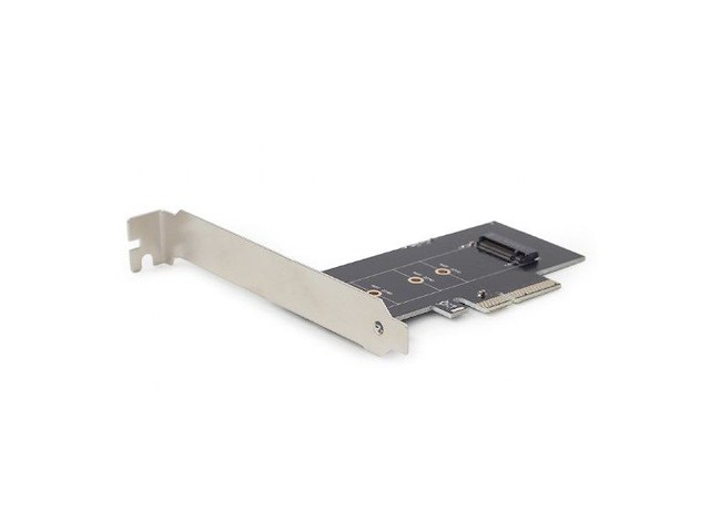 PEX-M2-01 Gembird M.2 SSD NVMe adapter PCI-Express add-on card, sa dodatnim low-profile breketom