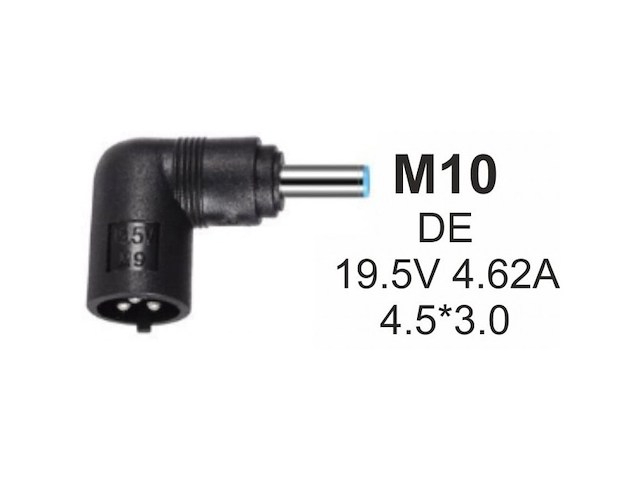 NPC-DE (M10) Gembird konektor za punjac 90W-19.5V-4.62A, 4.5x3.0mm PIN